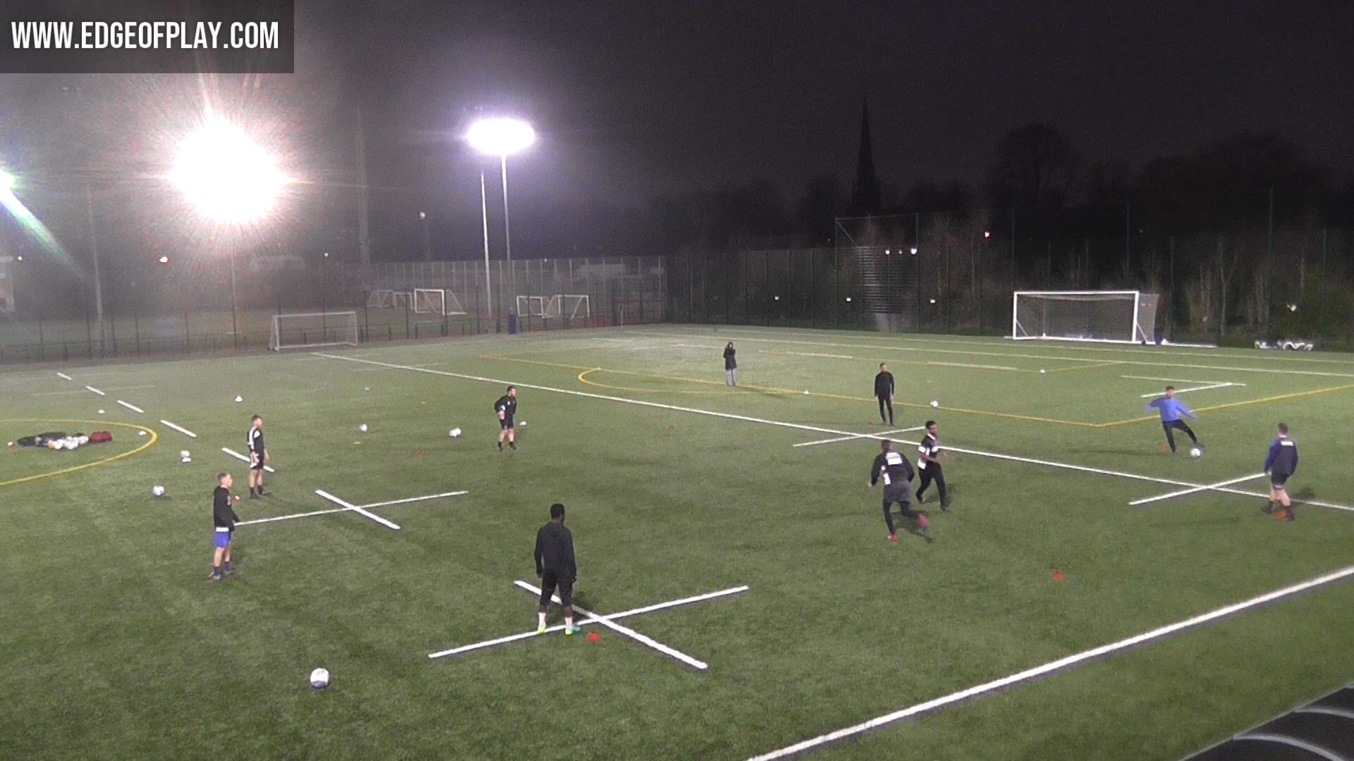 Edge of Play | 3rd Man Runs Passing Circle Warm Up
