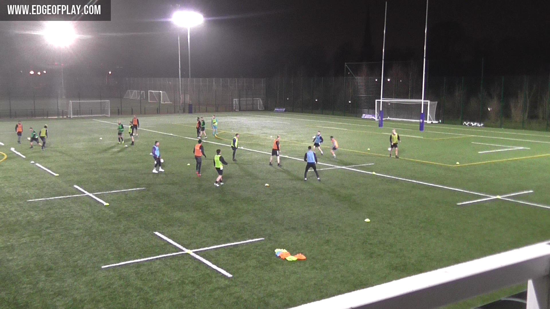 Edge of Play | 6v3 with 2v1s Possession Game