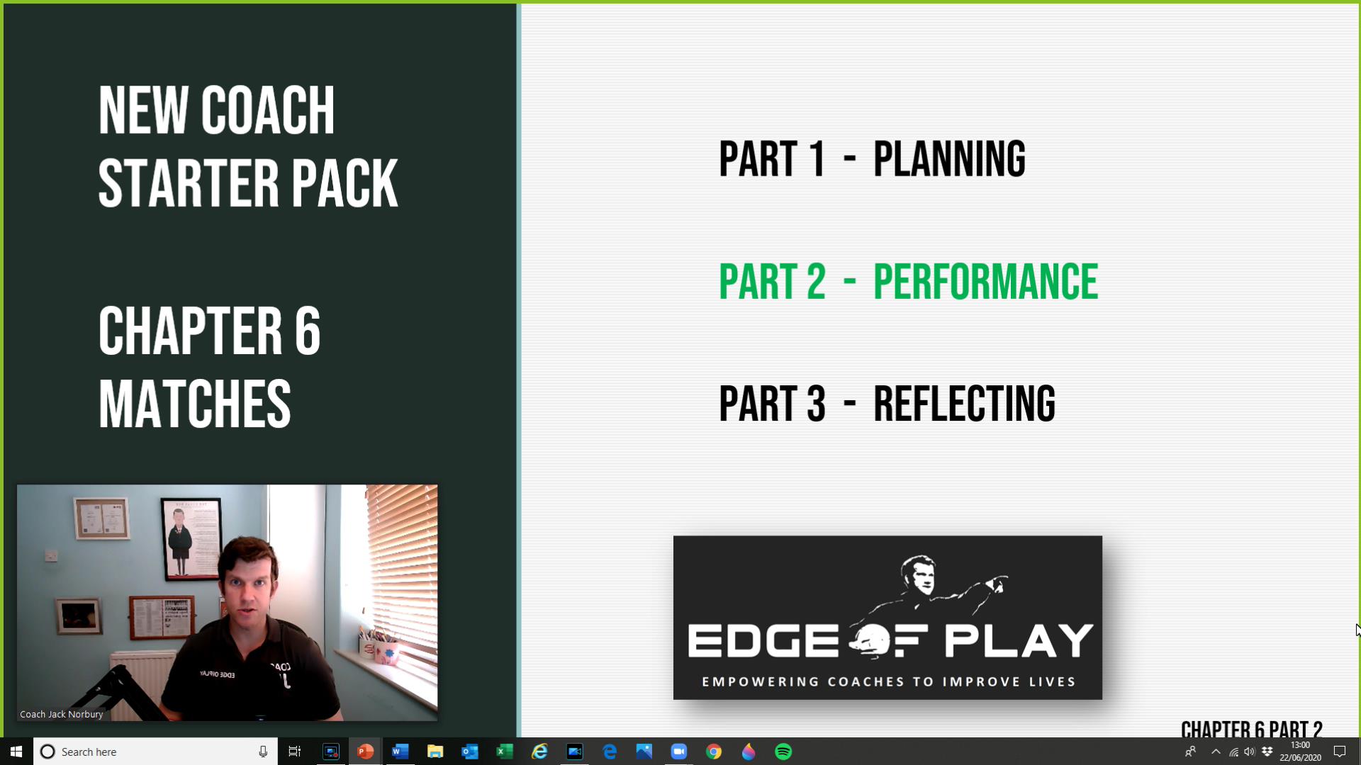 Edge of Play | New Coach Starter Pack (CH6 PT2): Matchday Performance