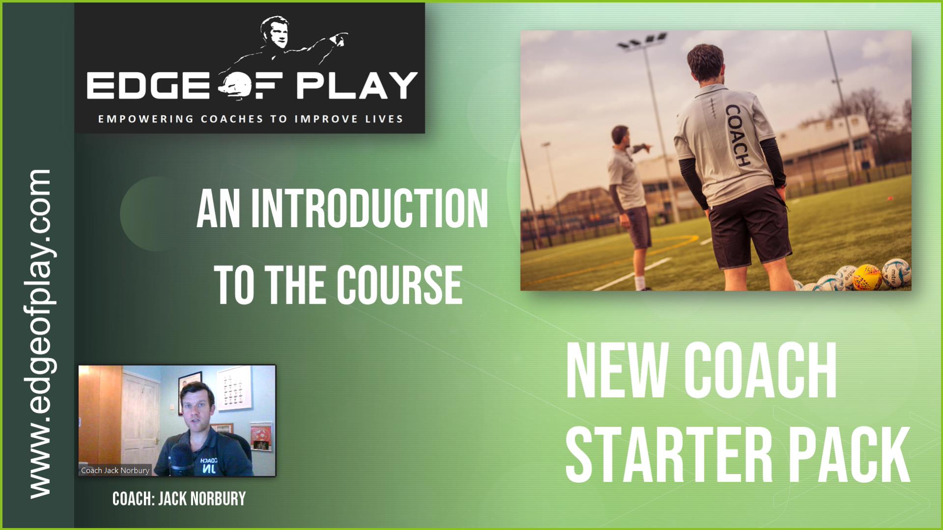 Edge of Play | New Coach Starter Pack: Introduction to the Course