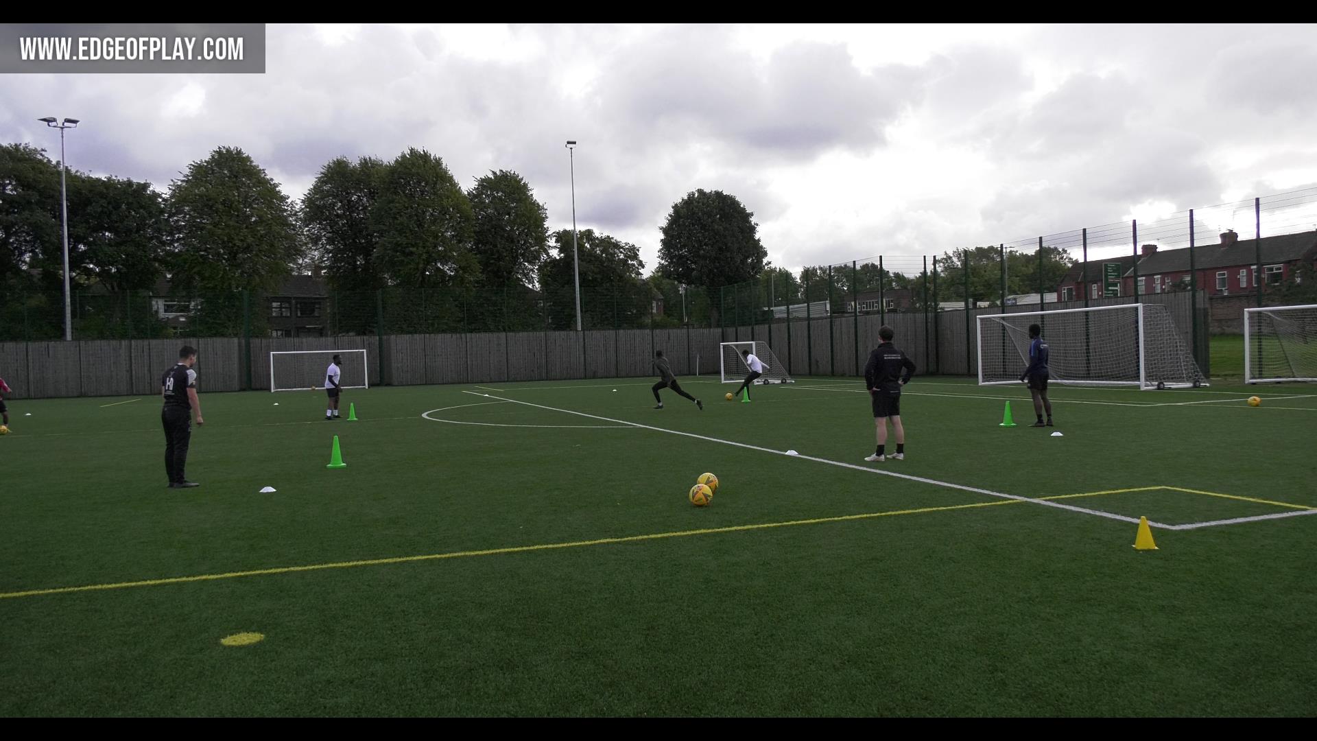 Edge of Play | ELITE YOUTH: Pressing Technique Box Practice